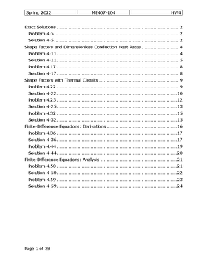 ME407-104-HW7 solution - Flat Plate in Parallel Flow Problem 7-7 ...