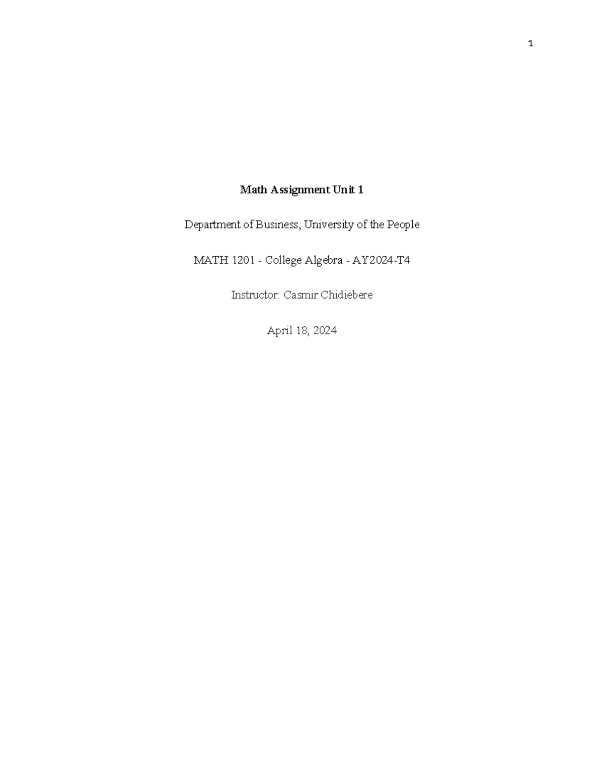Assignment 1 - Interpret the following graph in detail: (i) Identify the domain and range. (ii ...