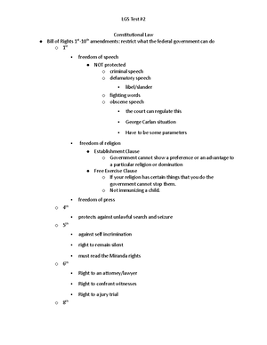LGS mod 1 notes - Ruth Ann Hall - LGS Mod 1 Chapter 1: Legal Heritage ...