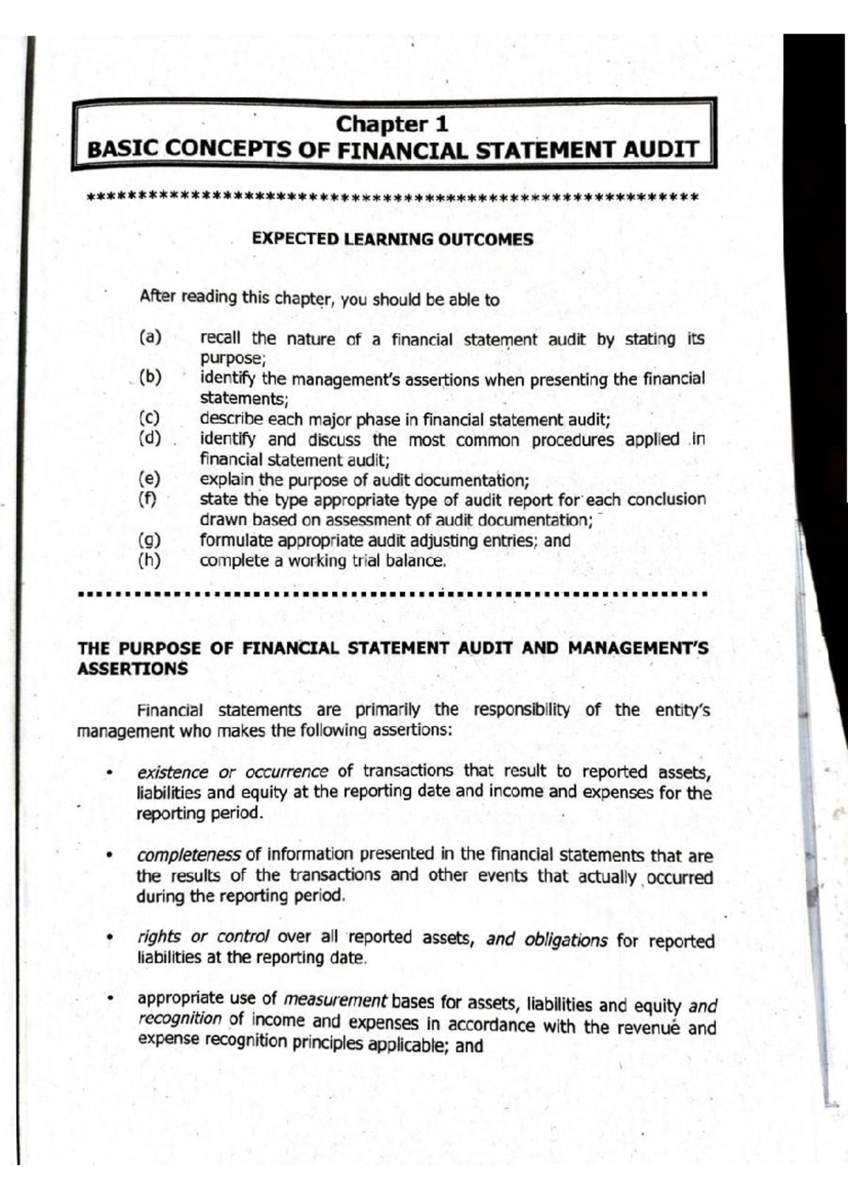 Auditing-empleo- Basic Concepts OF Financial Statement Audit - Chapter 4. | BASIC CONCEPTS OF ...