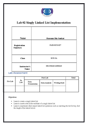 Zia (DSP Lab Assignment 01) - Lab Assignment # 01 Name Zia Ayub Reg # FA18-EEE- Section EEE(5A ...