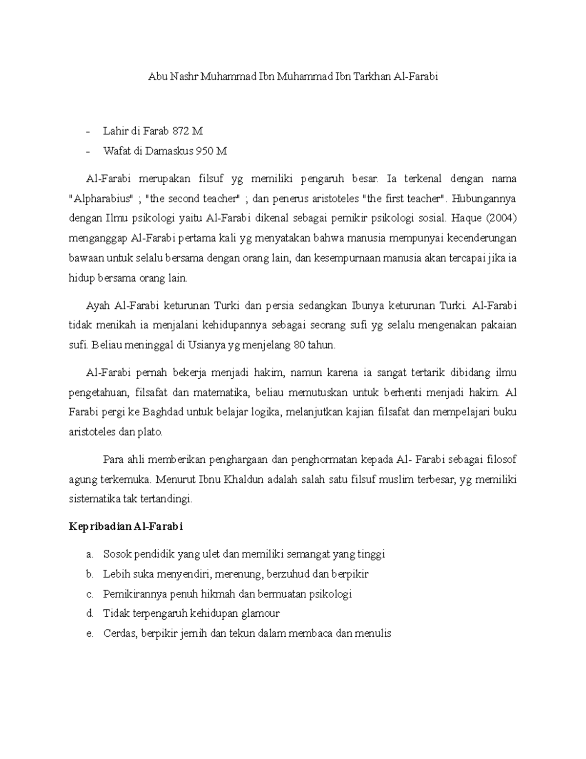 Abu Nashr Muhammad Ibn Muhammad Ibn Tarkhan Al - Abu Nashr Muhammad Ibn ...