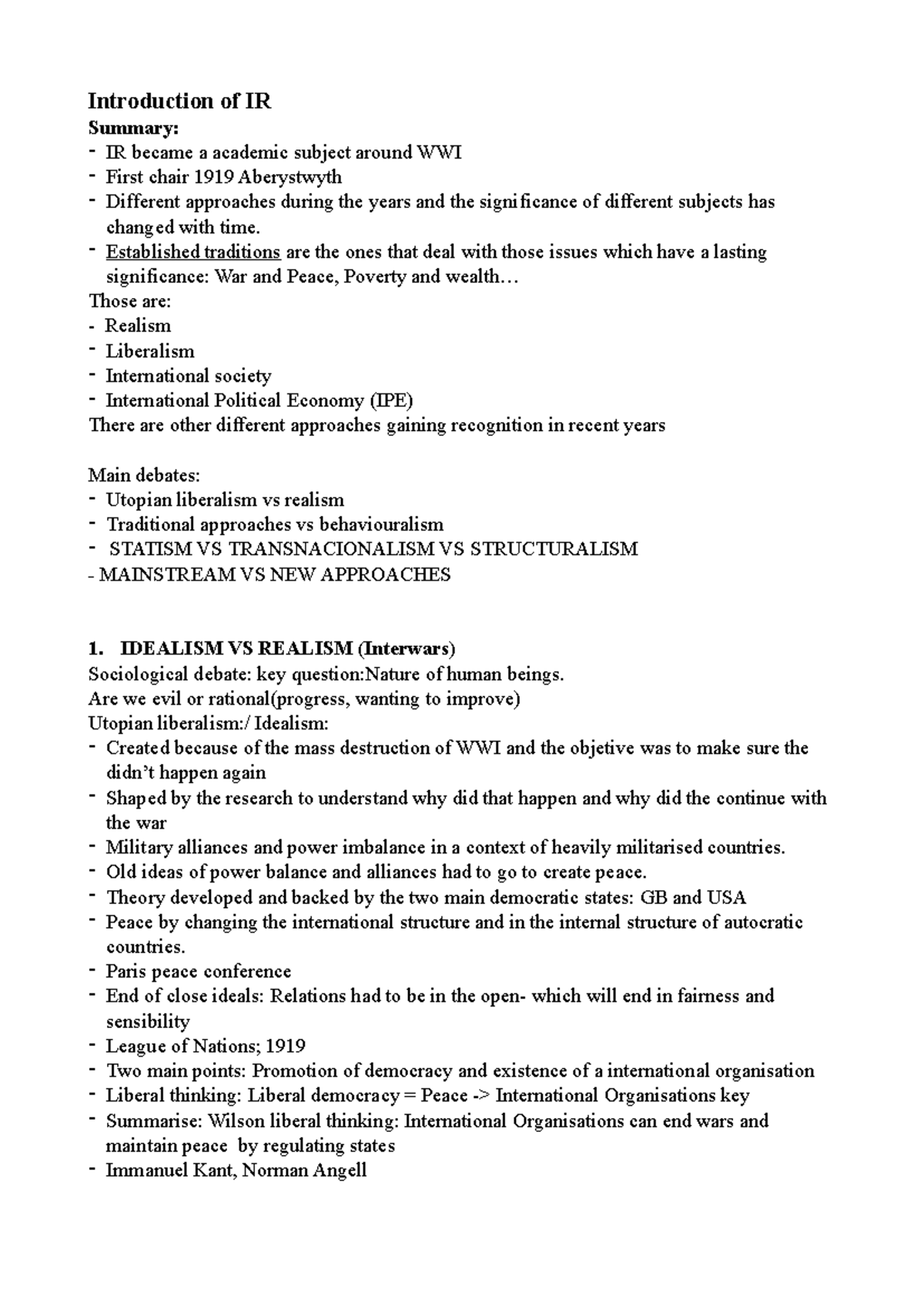 Introduction to IR notes - Introduction of IR Summary: IR became a ...