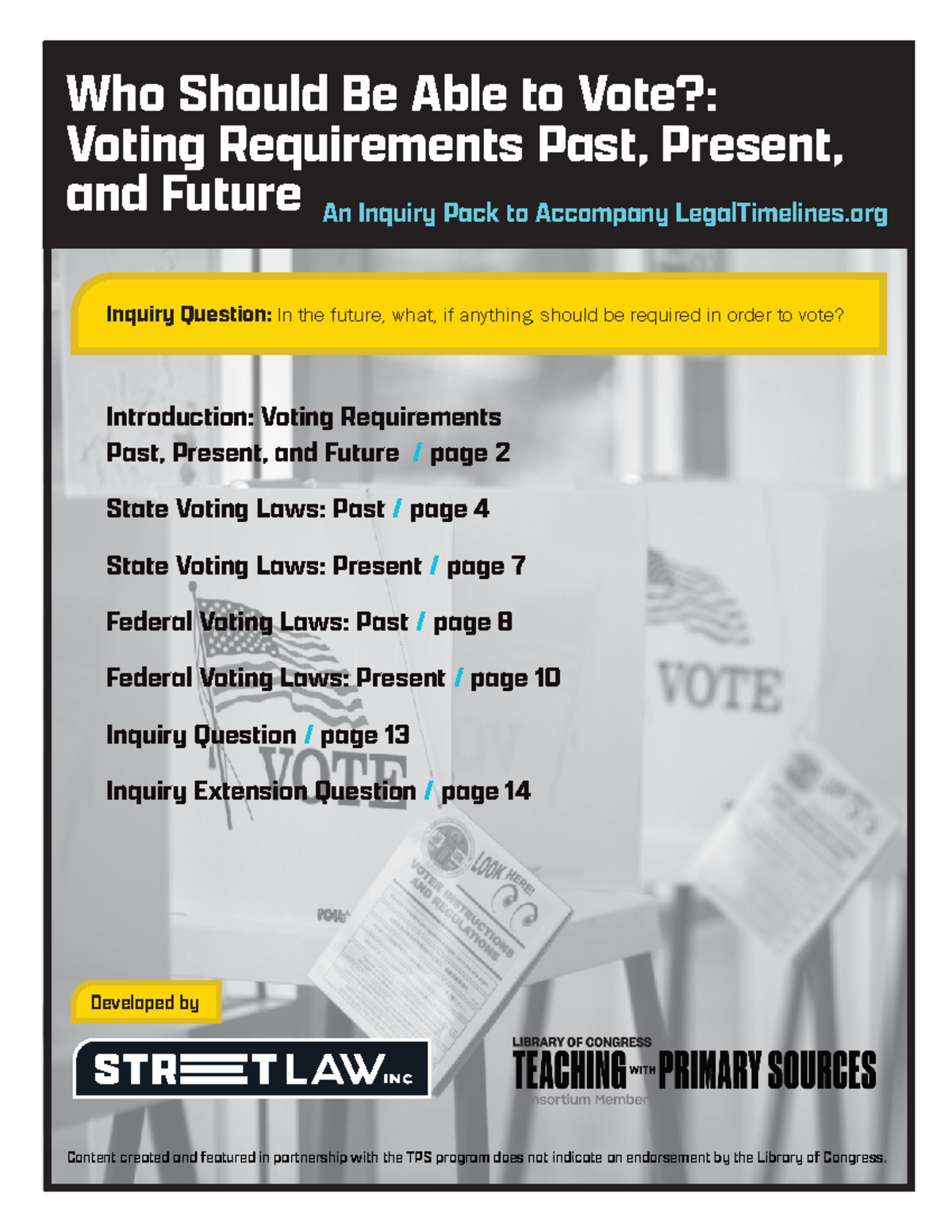 Voting requirements-1 - Introduction: Voting Requirements Past, Present ...