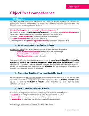 Fiche pédagogique - Didactique des Langues - Studocu