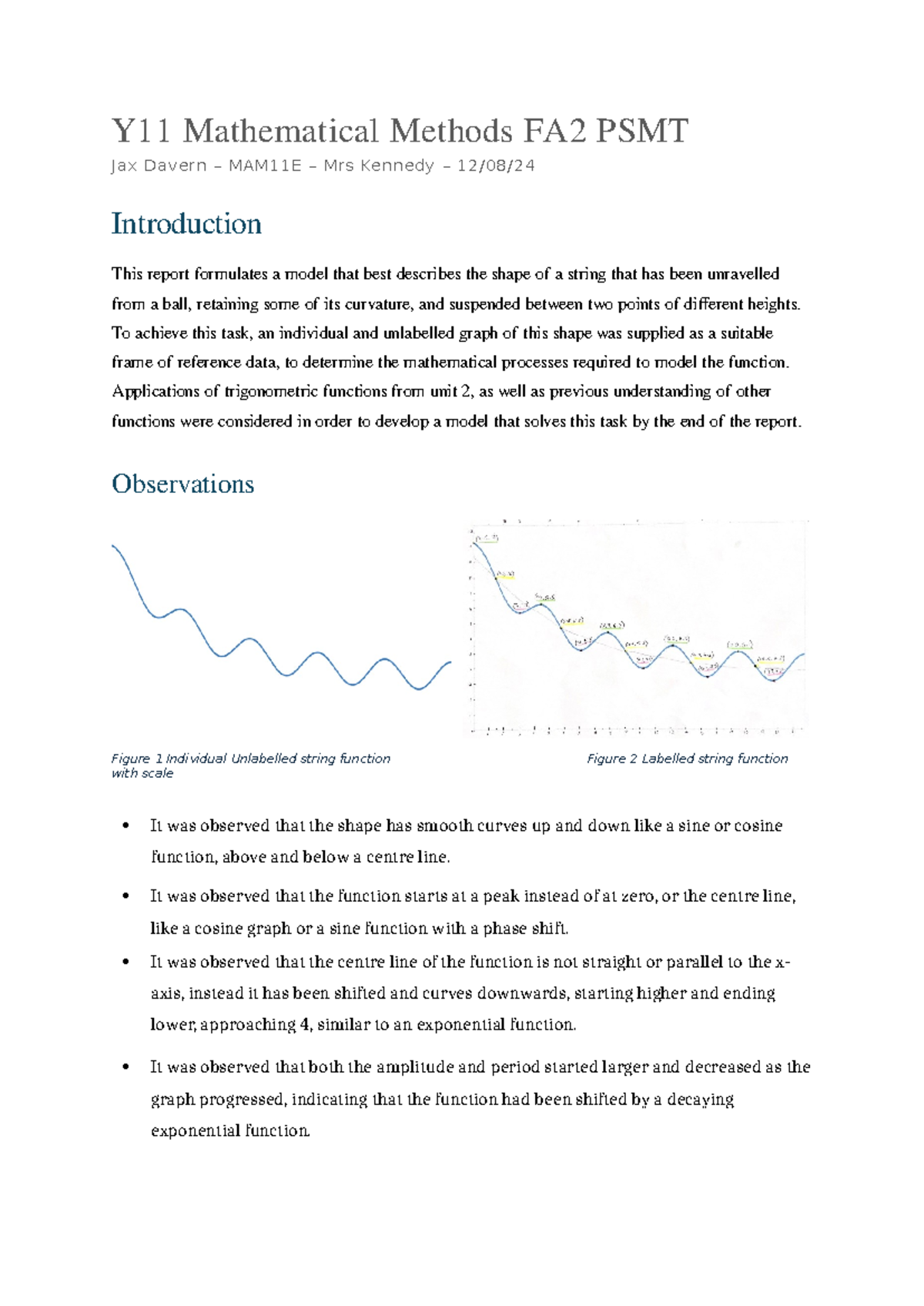 Y11 Methods FA2 PSMT- Davern Jax - Y11 Mathematical Methods FA2 PSMT Jax Davern – MAM11E – Mrs ...