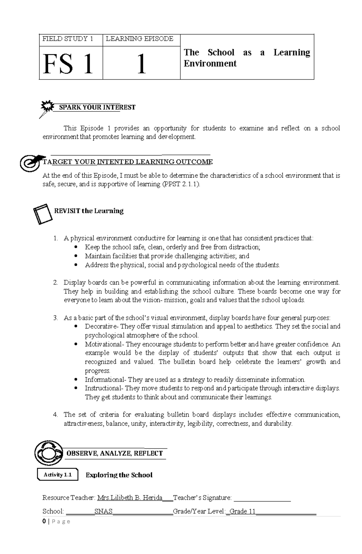 Field Study 1 FULL Episode 1 - This Episode 1 provides an opportunity ...