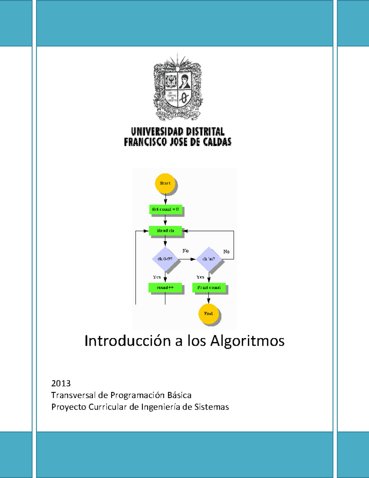 06. Introducción a los Algoritmos autor UDIN Facultad de Ingeniería ...
