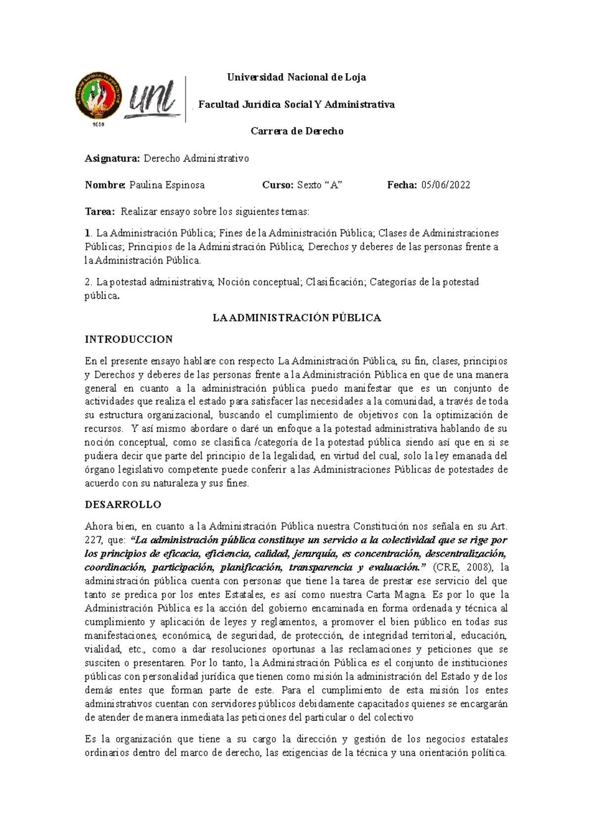 Universidad Nacional de Loj9 - Derecho Tributario II - UNL - Studocu