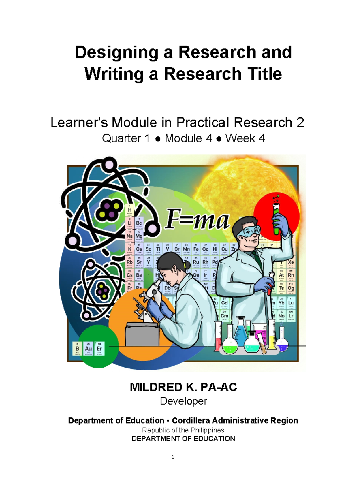 Research Design - Designing a Research and Writing a Research Title ...