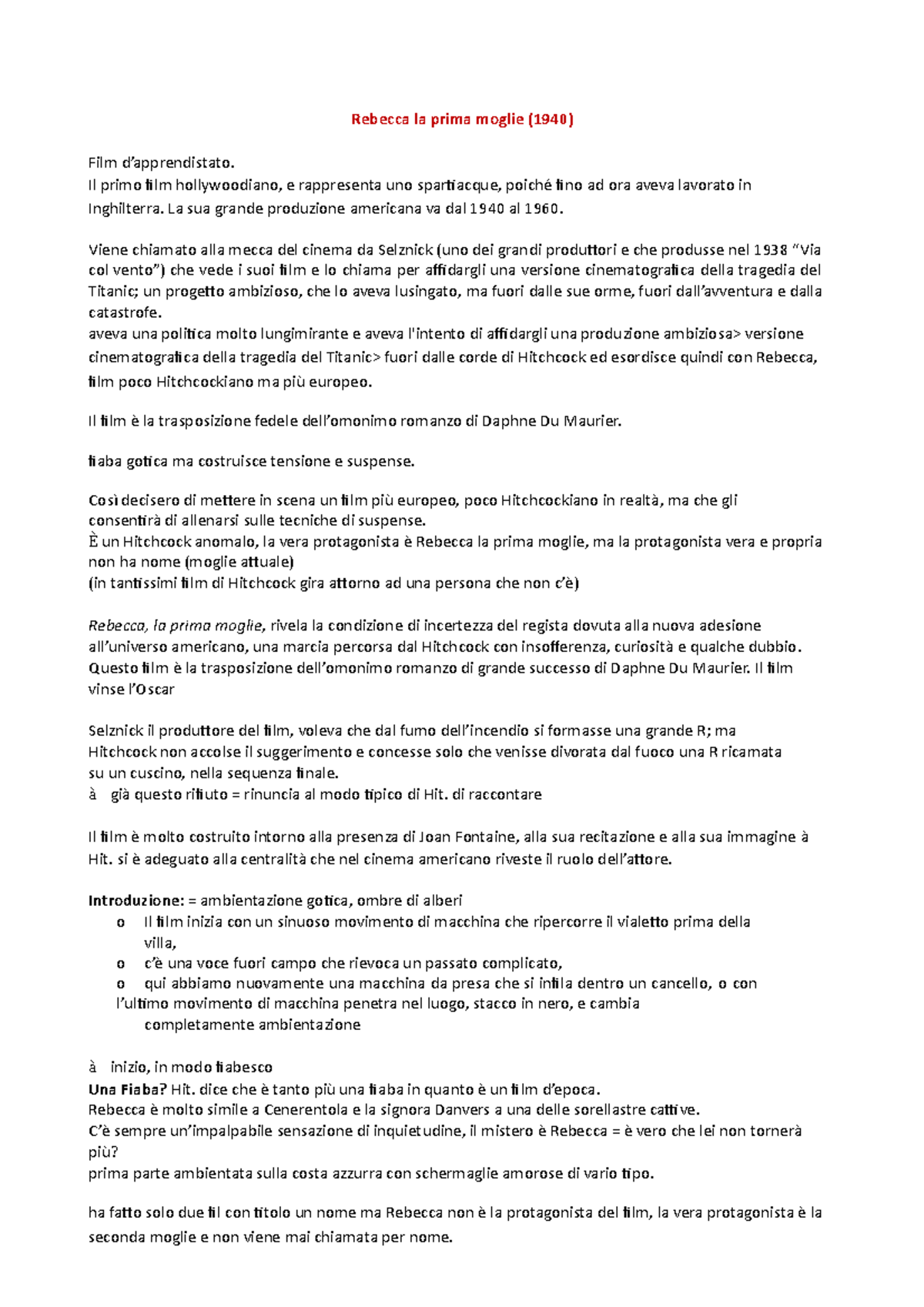 Rebecca ok1 - Rebecca la prima moglie (1940) Film d’apprendistato. Il ...