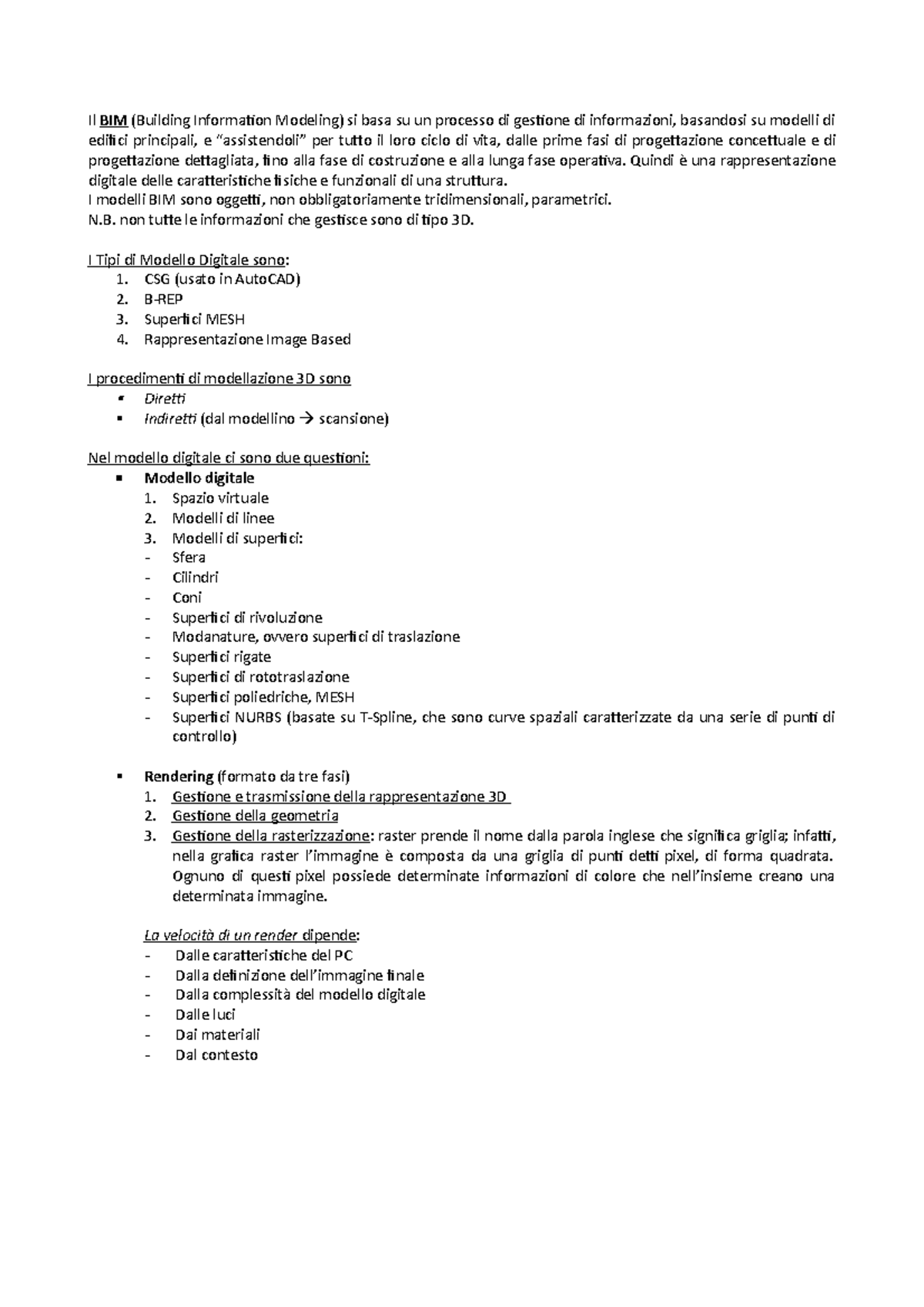 Il BIM - Descrizione e spiegazione sul BIM - Il BIM (Building ...