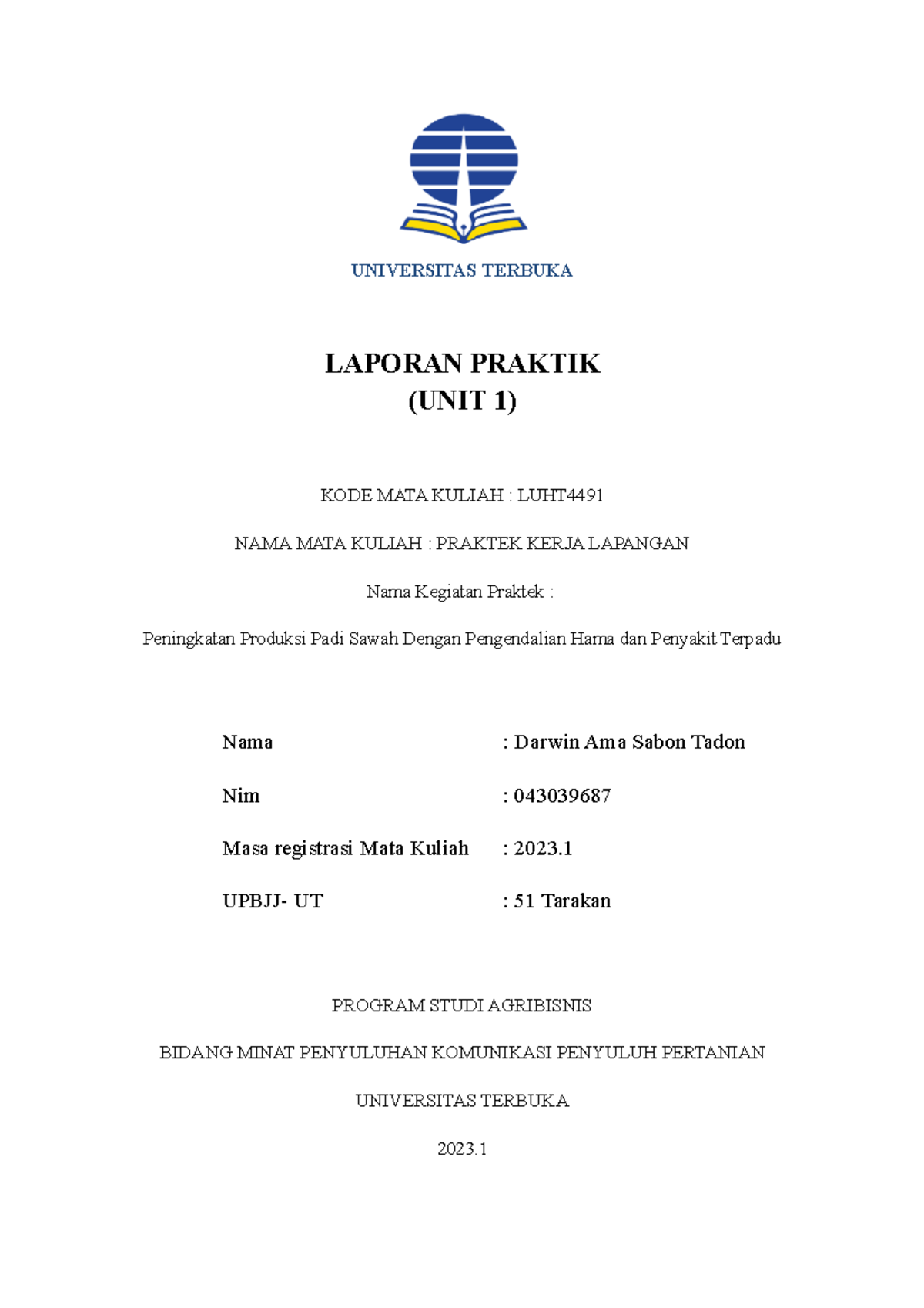 043039687-Darwin Ama Sabon Tadon-Proposal PKL - UNIVERSITAS TERBUKA ...