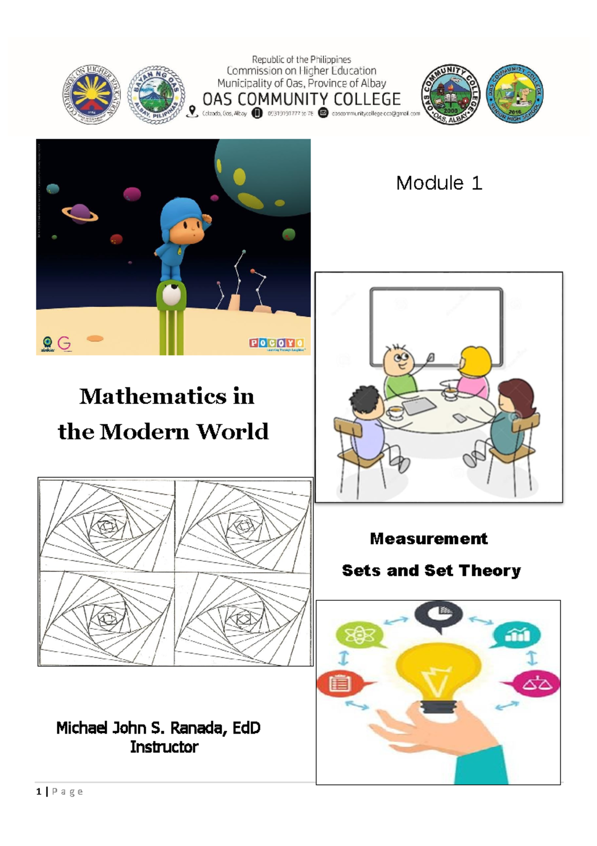 BSOA 1Math in the Modern World - Module 1 Mathematics in the Modern ...