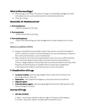 Week 1 Handout - Chapter 1: Introduction to Hospital Pharmacy Chapter 2 ...