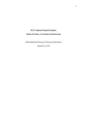 WGU Capstone Project Proposal Form - WGU Capstone Proposal Template ...