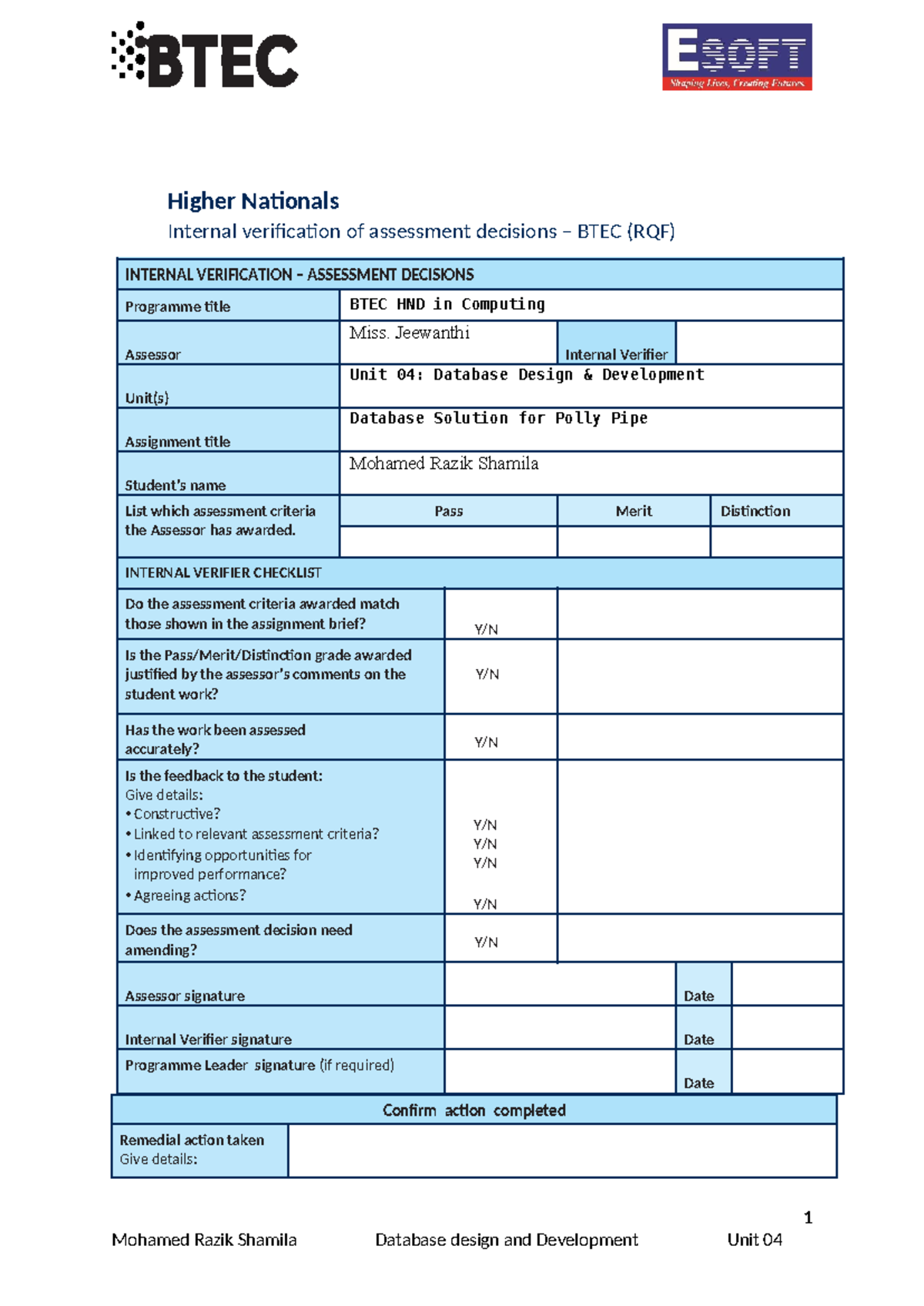E011995-1623735196250-100027-M.Razik Shamila-Database design and Development-Assignment Answer ...