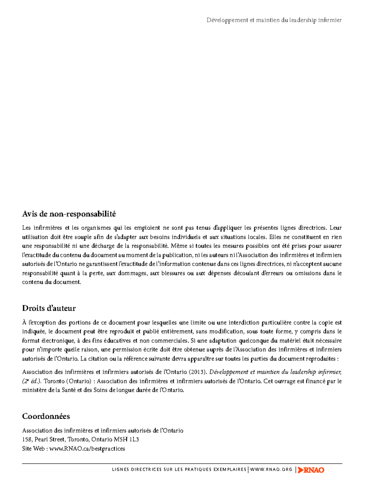 Aiio 2013 Modèle Cdml L I G N E S D I R E C T R I C E S S U R L E