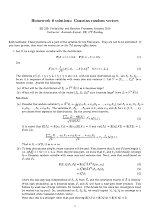 Multiple RVs - Probability and Random Processes - Studocu