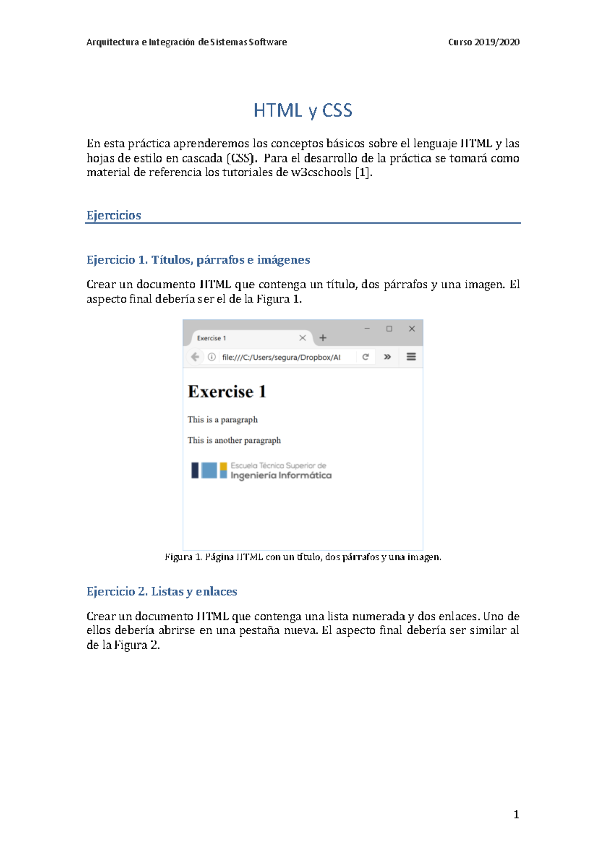 AIIS – Práctica 1 Resuelta - Warning: TT: undefined function: 32 Arquitectura e Integración de ...