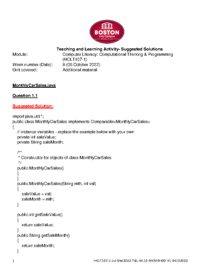 HCLT101 1 Jan June2021 TL Memo W7 - Instructions: The solutions ...