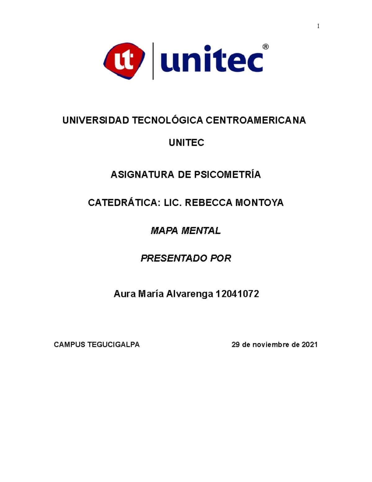 MAPA-DTVP3- Frostig - work - 1 UNIVERSIDAD TECNOLÓGICA CENTROAMERICANA ...