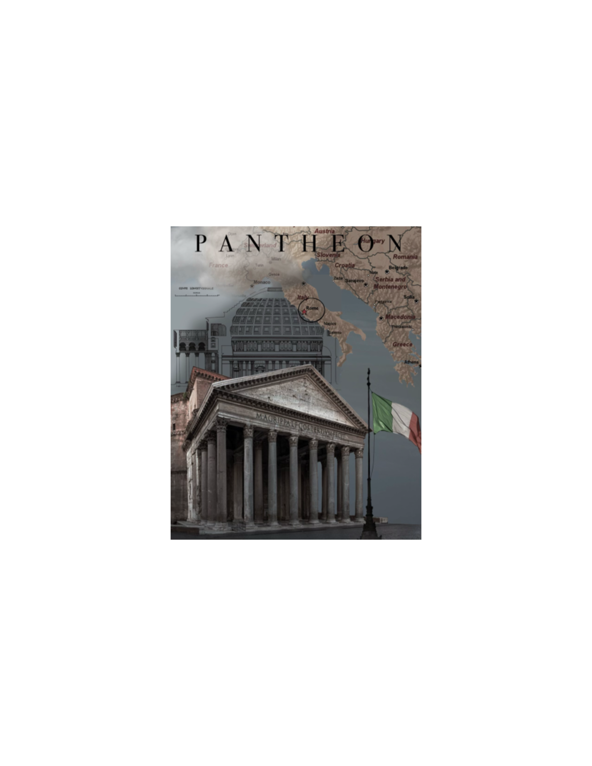 Pantheon Poster - Classics 1A03-2 - Pantheon The Pantheon has long been ...