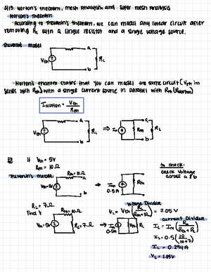 Lec 1 Notes - Circuits Course - lecture ¥ 1 TODAY motivation , current ...