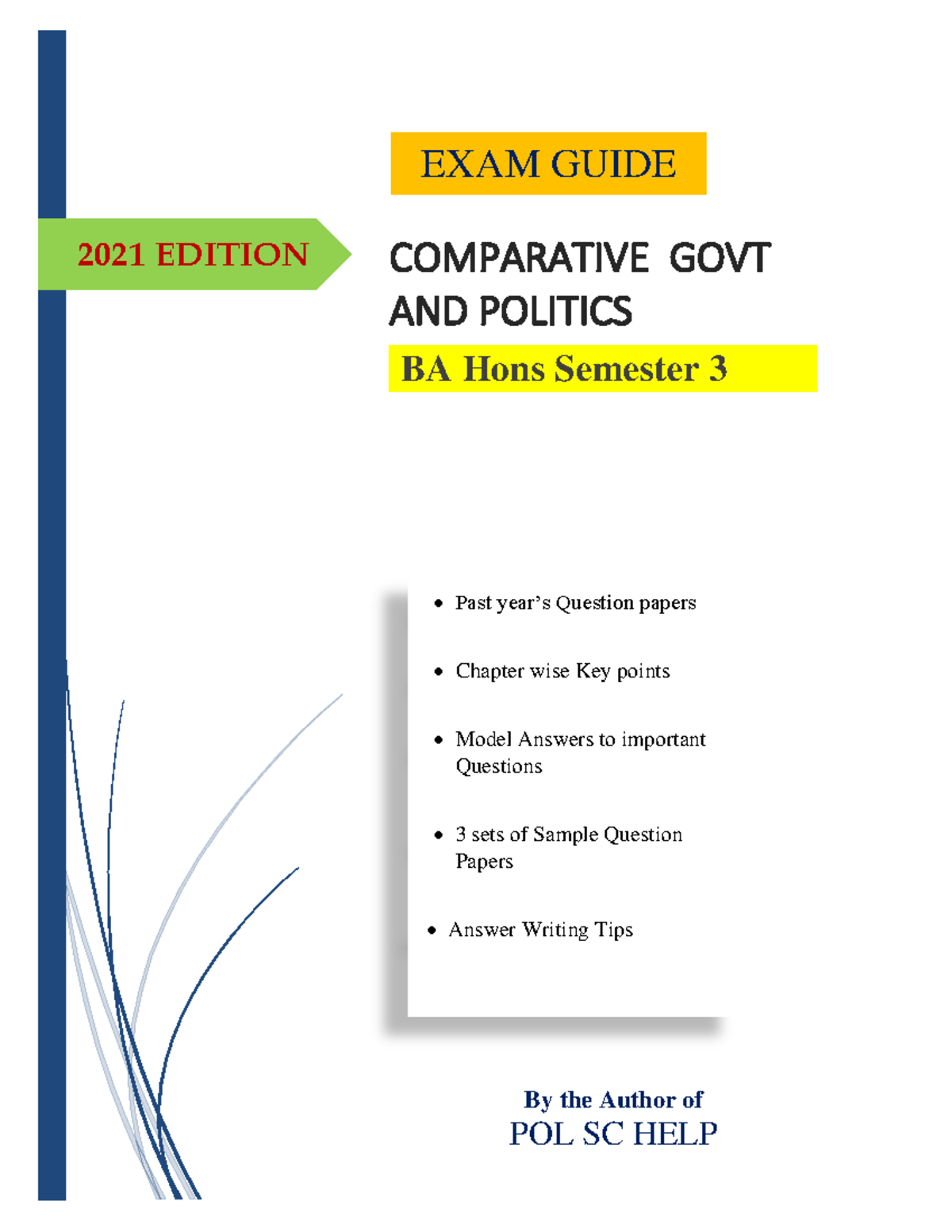 ICGP EXAM Guide - Notes for Semester 3 DU - 2021 EDITION ####### By the ...