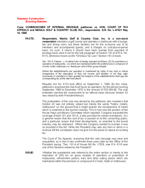 Casco Phil. v. Gimenez, G.R. No. L-17931. February 28, 1963 - G. No. L ...