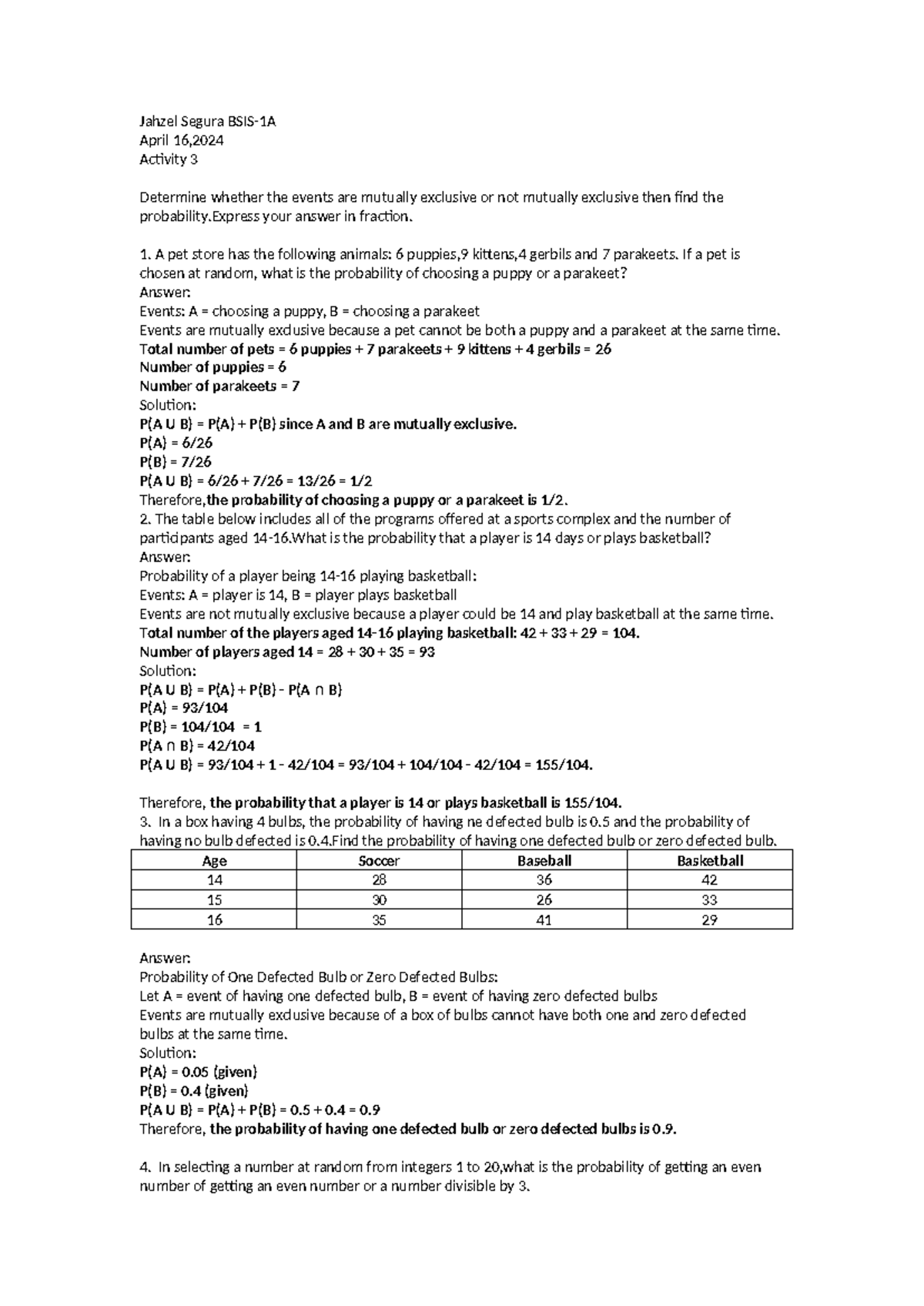 Activity 3 Quantitative Methodssss - Jahzel Segura BSIS-1A April 16 ...