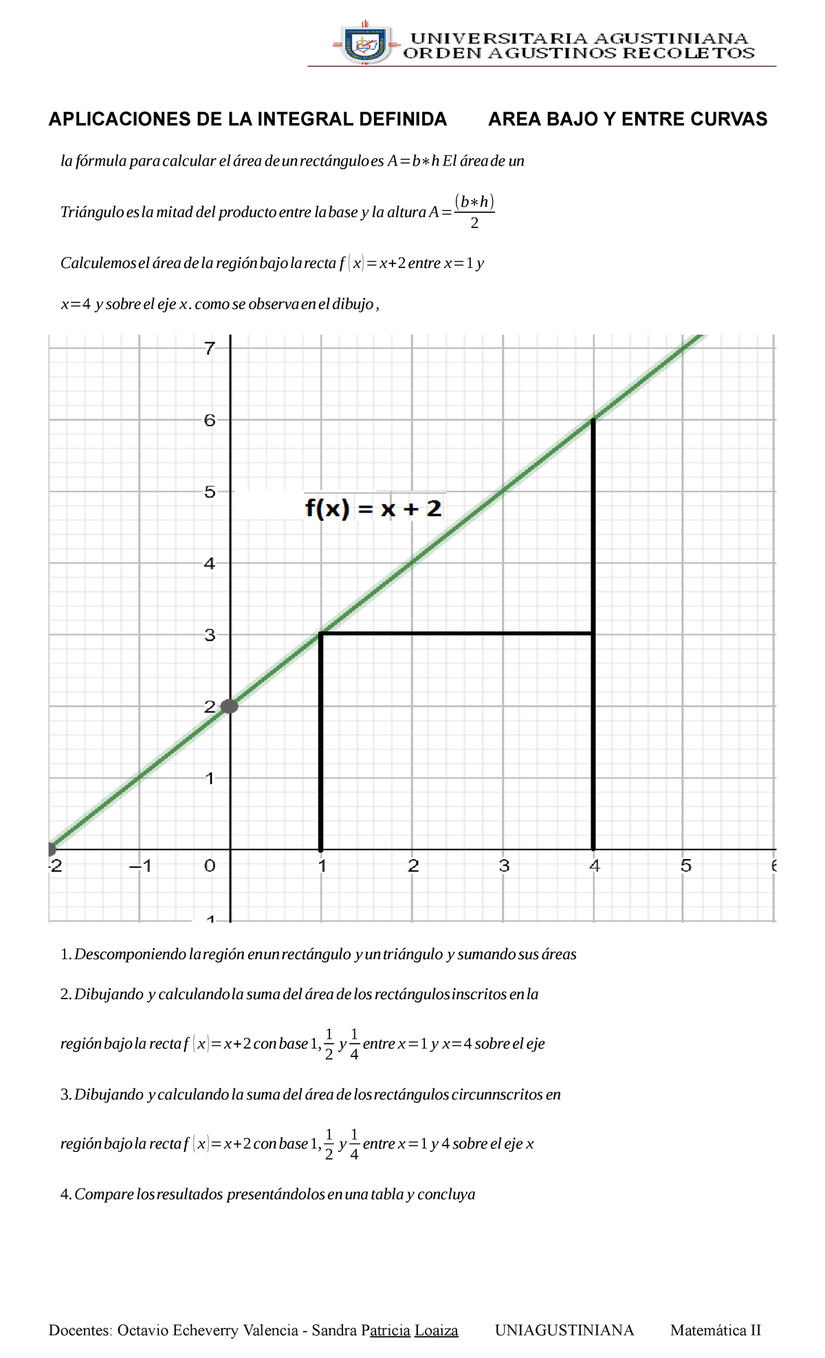 Integrales Definidas- Integrales generales- Ejercicios practicos ...