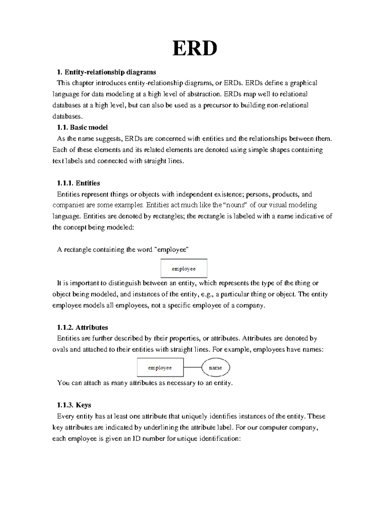 12. Revision - ERD - lí thuyết về erd - ERD Entity-relationship ...