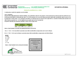 Evaluación Final estadística Aplicada - Evaluación Final ( ) - Semipresencial – Programa a ...