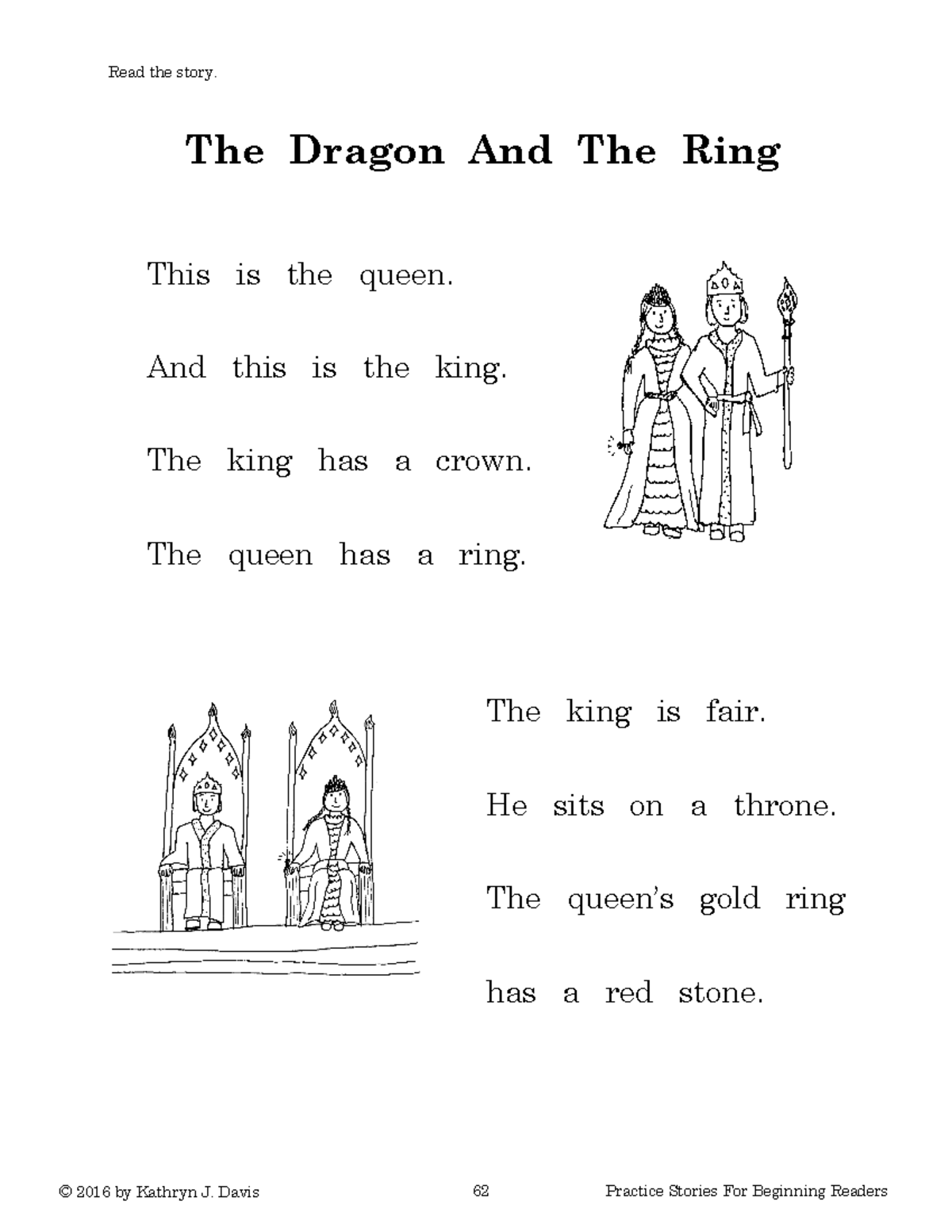 Primary School Reading 1 - This is the queen. And this is the king. The ...