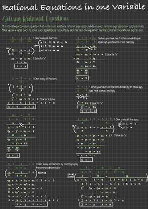 Linear Equations In One Variable - Linear Equations In One Variable ...