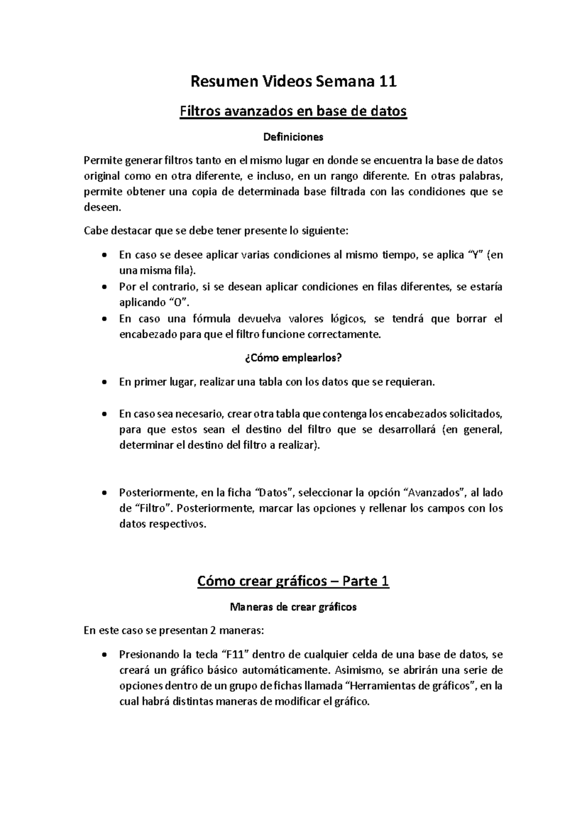 Resumen Videos Semana 4 - En otras palabras, permite obtener una copia ...