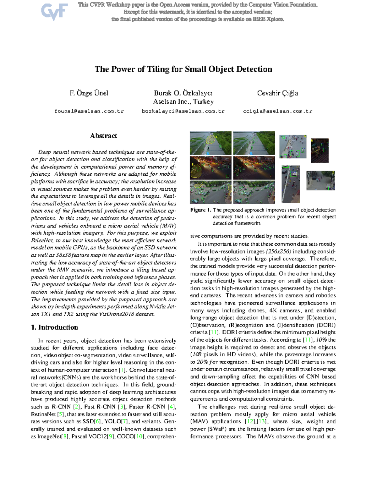 Unel The Power of Tiling for Small Object Detection Cvprw 2019 paper ...