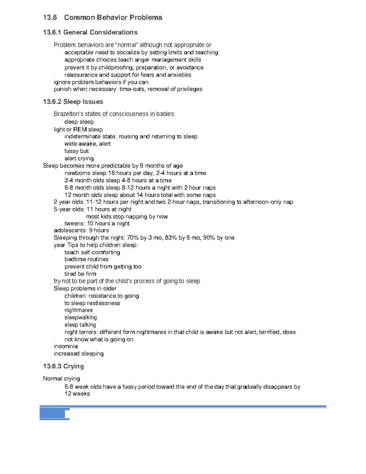 Common Behavior Problems - Studocu