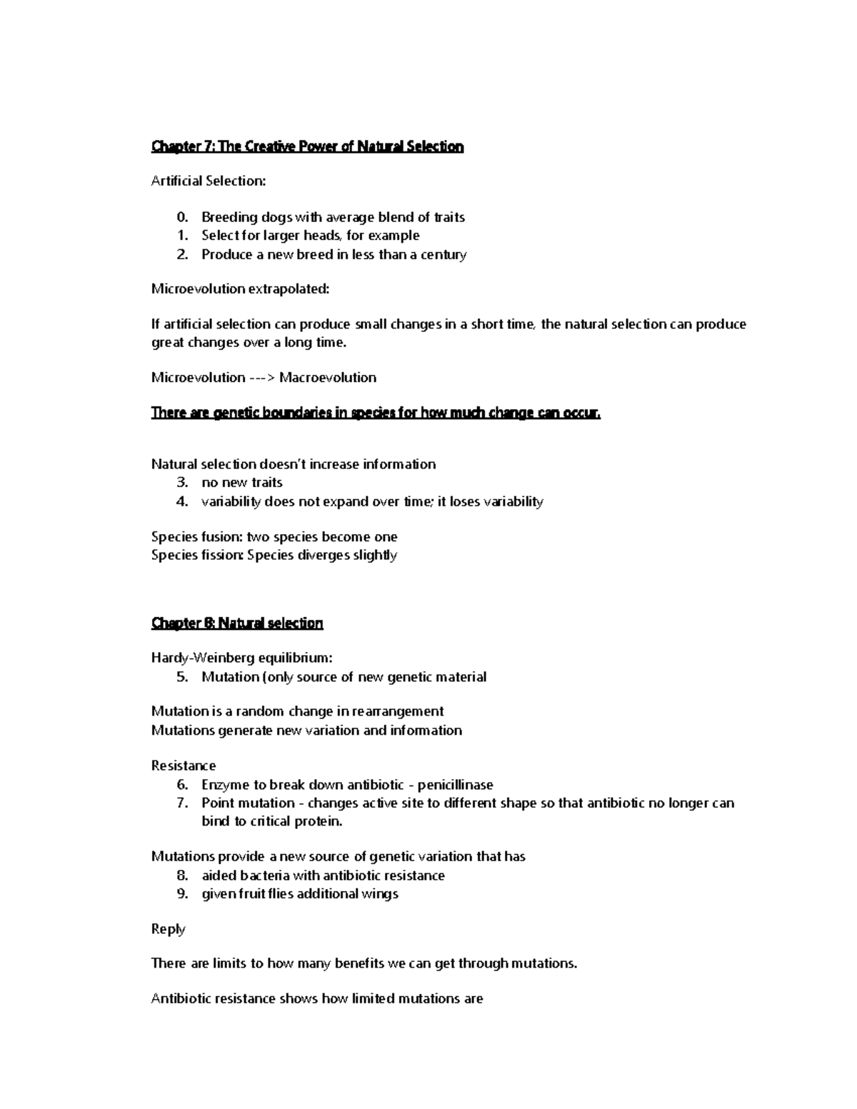 Exploring Evolution - Chapter 7 - Chapter 7 : The Creative Power of ...