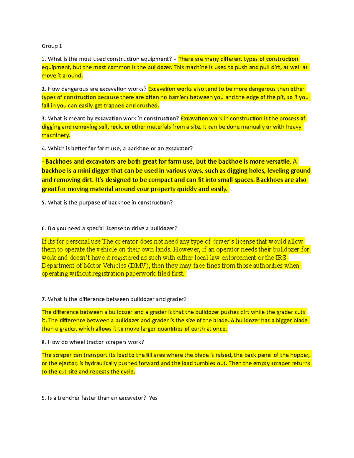 Questions - Curriculum development is anchored on a very solid ...