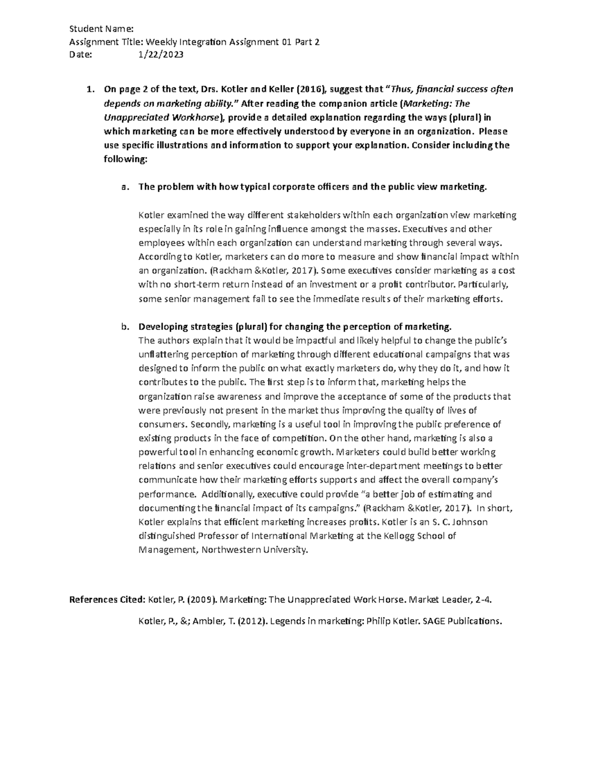 WIA 01 F02 Part 2 - Not Applicable - Student Name: Assignment Title ...