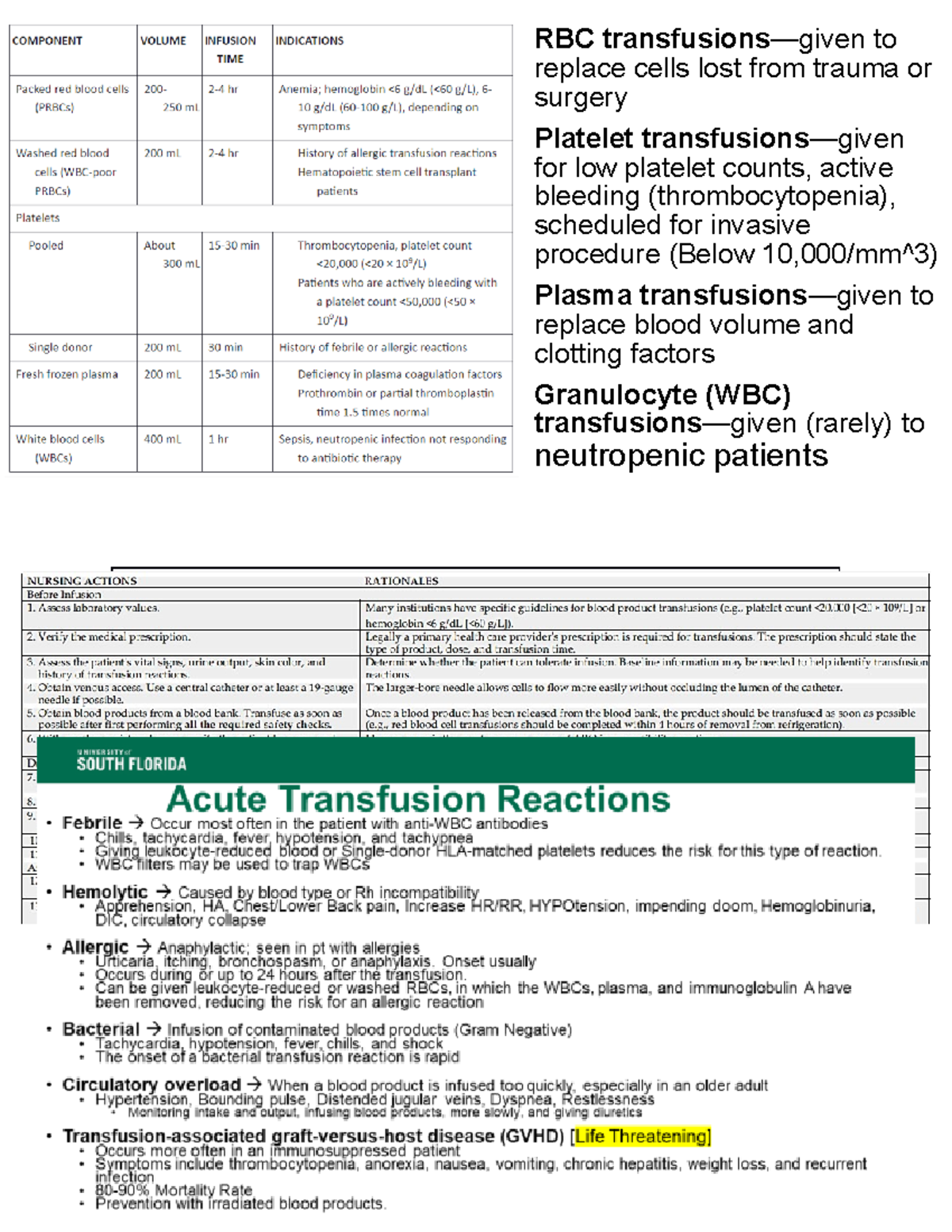 Transfusion - Studocu