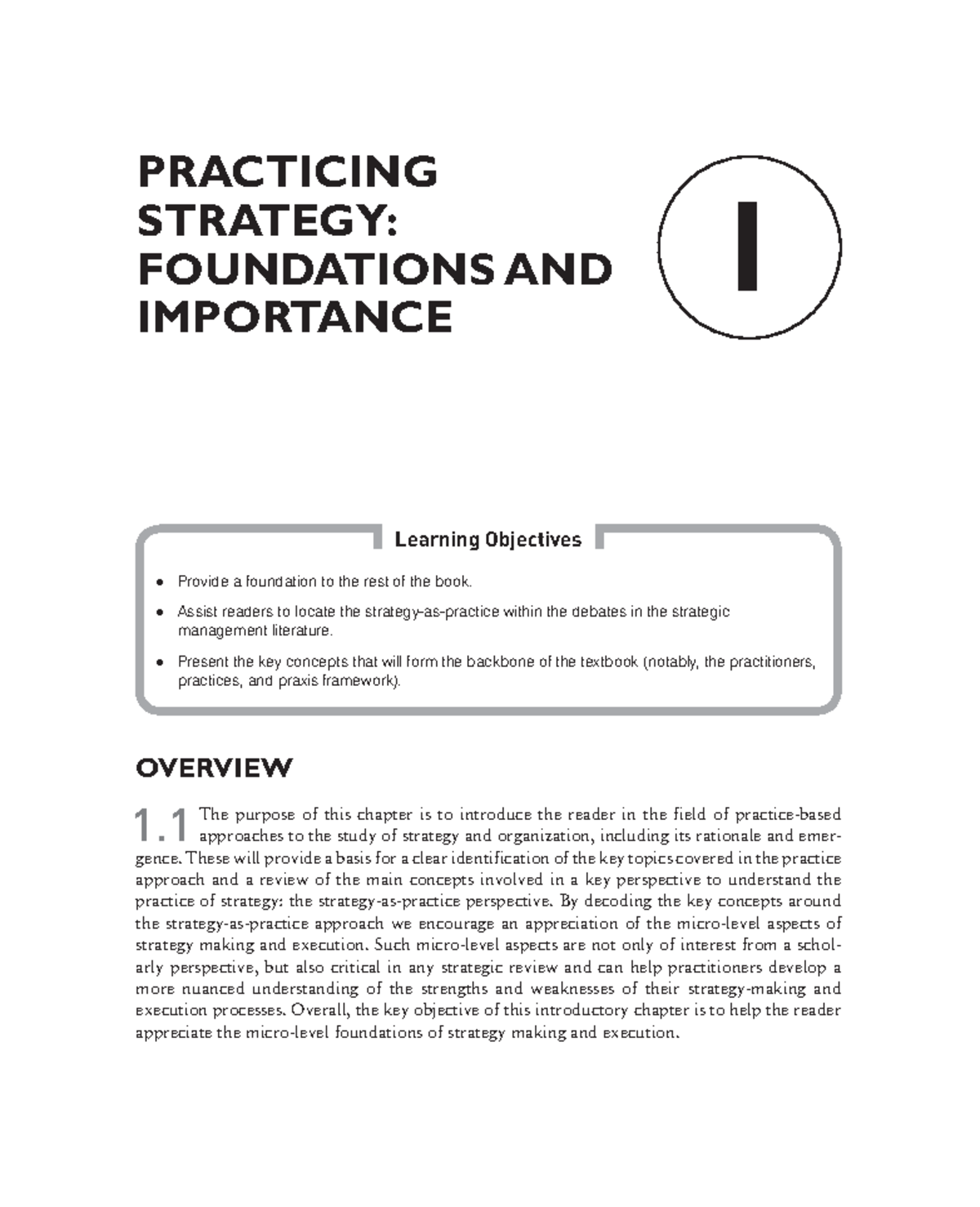 The paper is about the Strategy as Practice, the definition and details ...