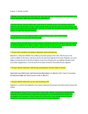 Final Exam Study Guide - Safety wear sunglasses during the day, hearing ...