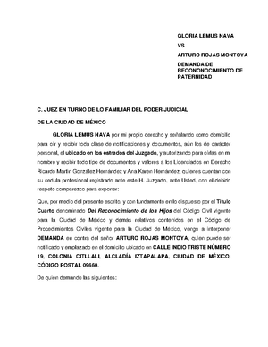 Ejemplos De Promoción Aclaración De Vista Incidente Y Apelación