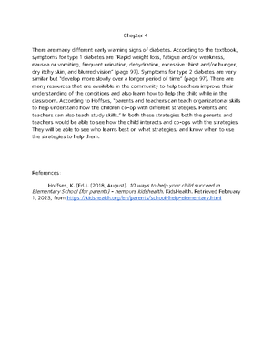 ECE 102- Chapter 1 Notes - Health, Safety, and Nutrition Chapter 1 ...