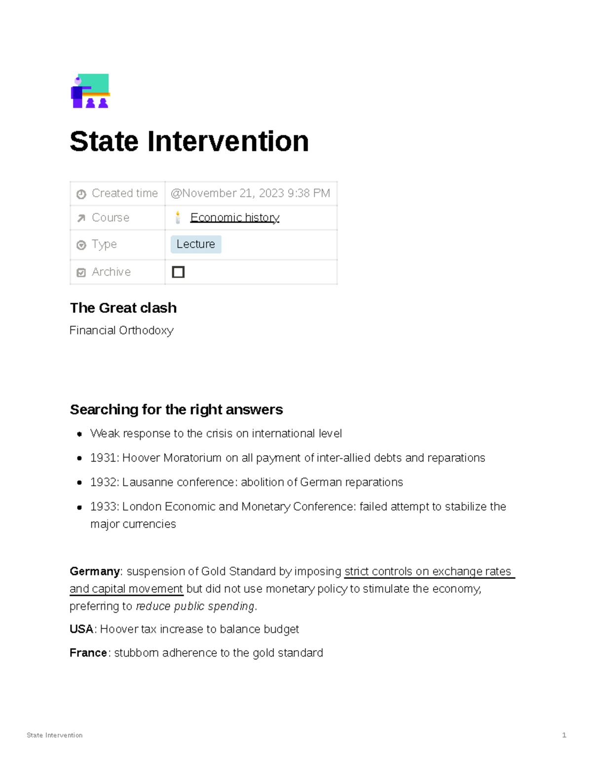 State Intervention - State Intervention Created time Course 🕯 Economic ...