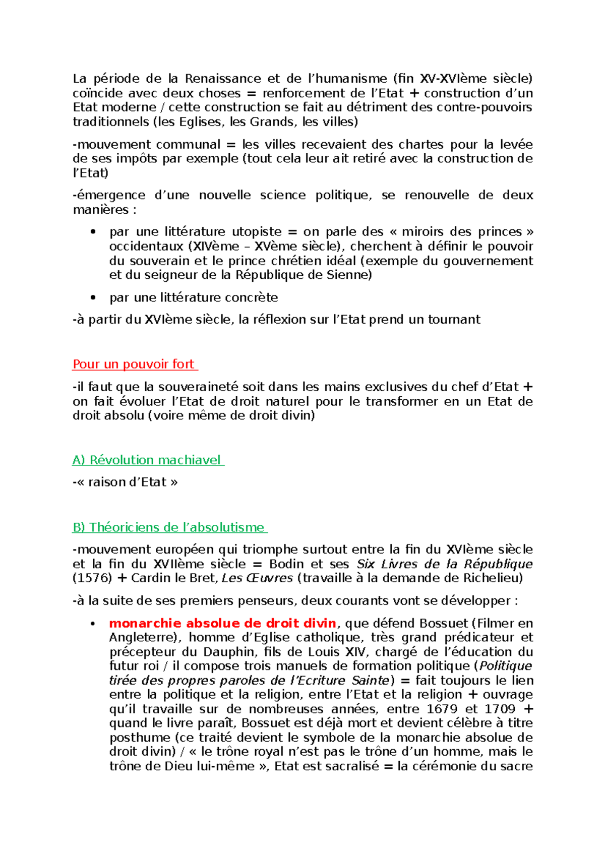 La période de la Renaissance - Studocu