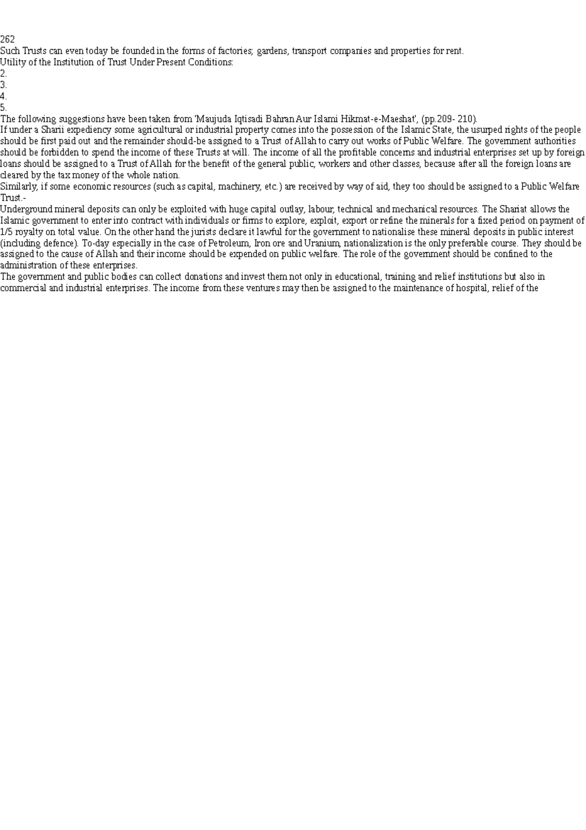 Islamic Book-255-289 page-0031 - 262 Such Trusts can even today be ...